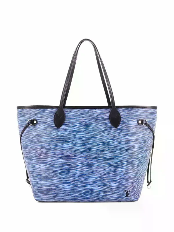 LOUIS VUITTON Neverfull Epi Leather Mm Tote Bag - Blue