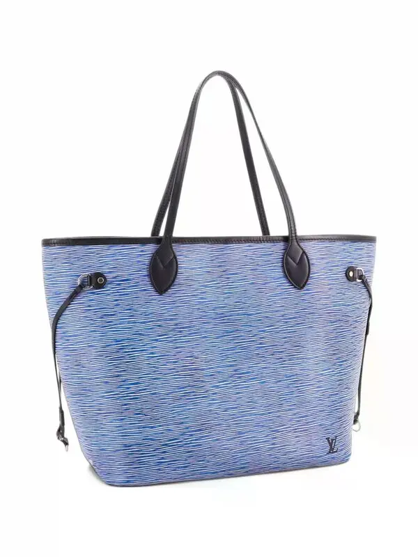 LOUIS VUITTON Neverfull Epi Leather Mm Tote Bag - Blue
