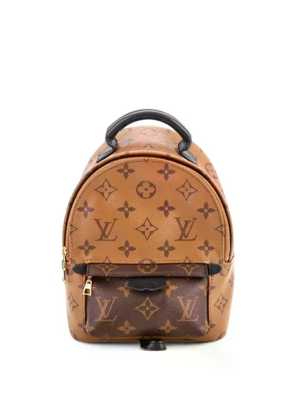 LOUIS VUITTON Palm Springs Reverse Monogram Canvas Mini Backpack - Brown