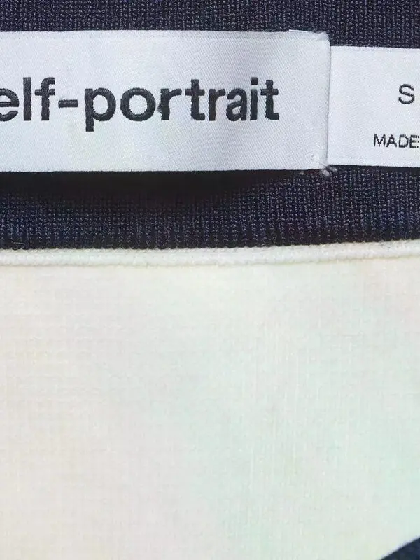 SELF-PORTRAIT Embellished Bow-detail Mini Skirt
