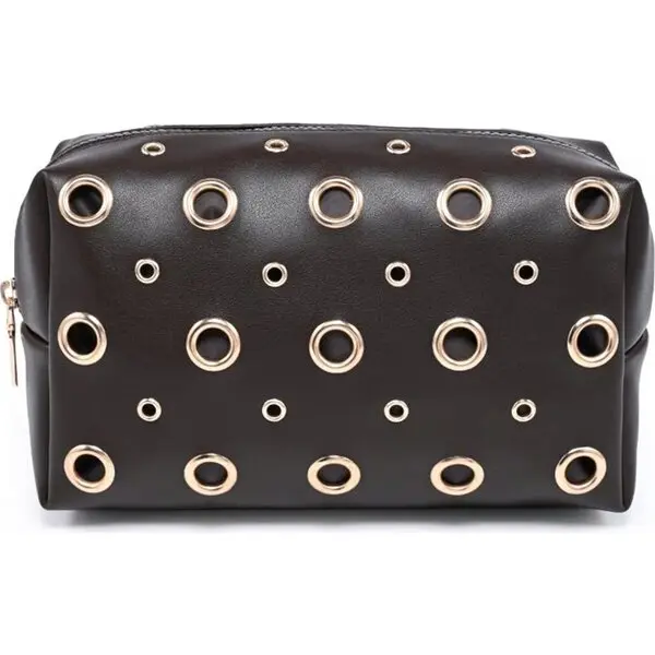 URBAN ESSENTIALS Grommet Revival Cosmetic & Travel Organizer Pouch - Espresso