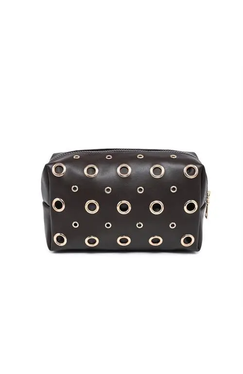URBAN ESSENTIALS Grommet Revival Cosmetic & Travel Organizer Pouch - Espresso