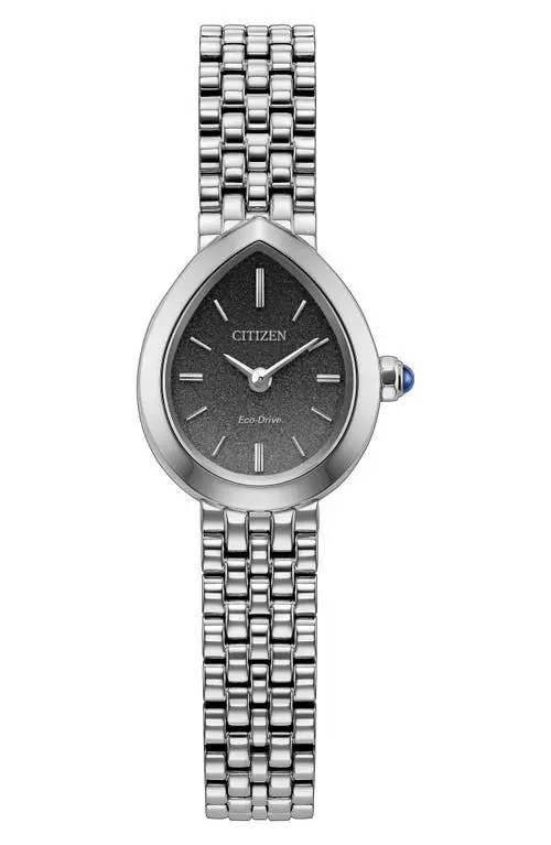 Citizen Mini Rainell Eco-drive Bracelet Watch - Silver-tone