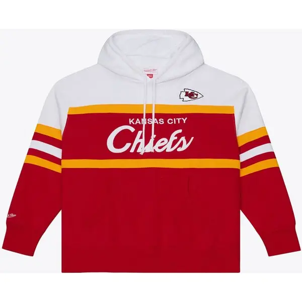 Mitchell & Ness Kansas City Chiefs Head Coach Hoodie - Red