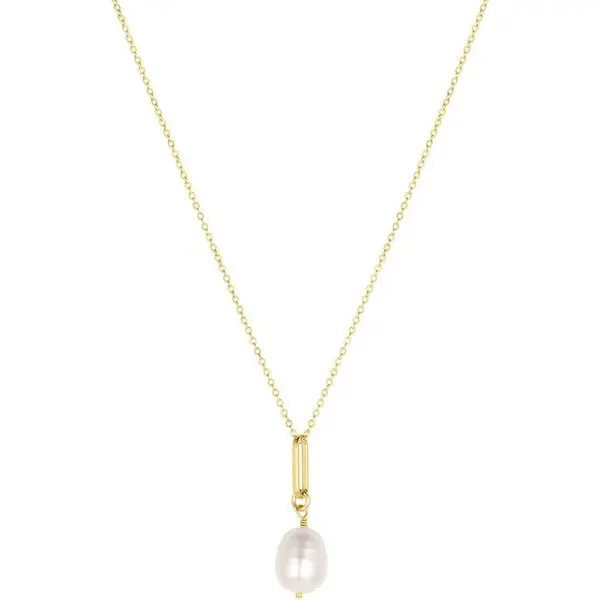 SET & STONES Sadie Pearl Necklace - Gold