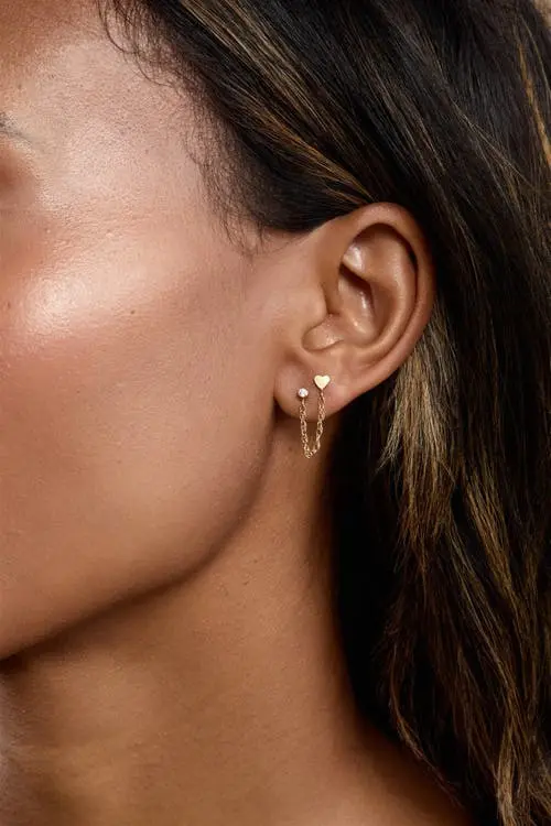 SET & STONES Josie Double Piercing Earrings