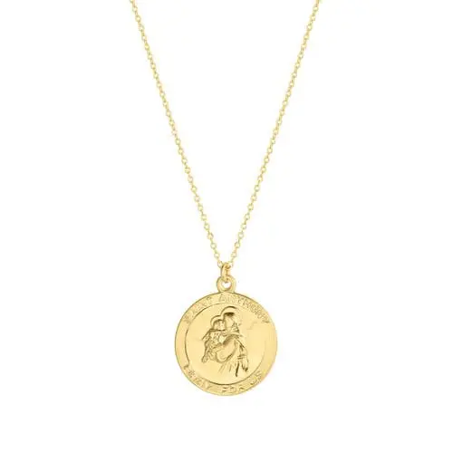 SET & STONES Saint Anthony Necklace - Gold