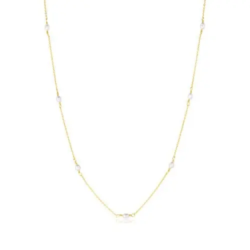 SET & STONES Madeline Pearl Necklace - Gold