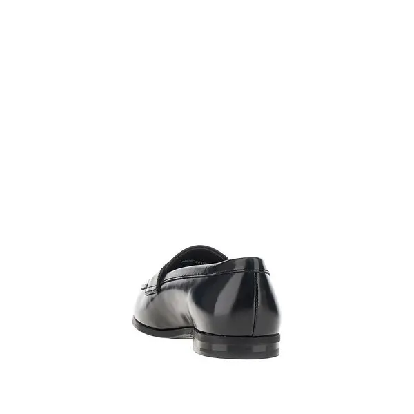 Church's Natalie' Fumé Polished Leather Loafers - Black