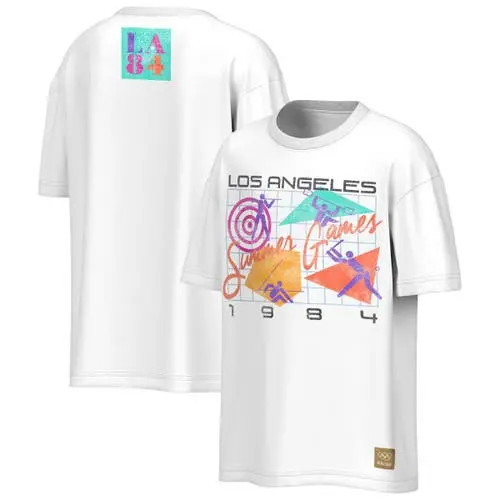 OUTERSTUFF La 1984 Summer Olympics Retro Grid T-shirt