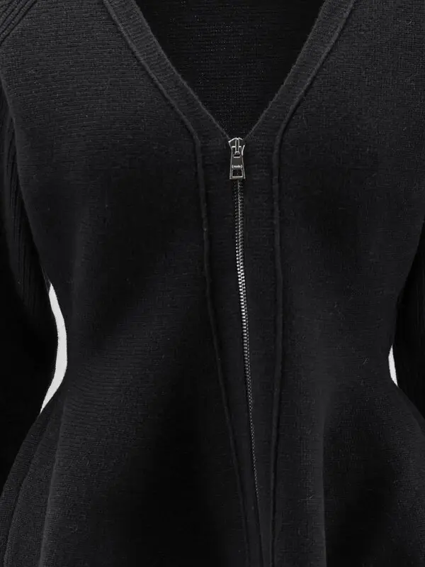 NUDE Wool Blend Cardigan - Black