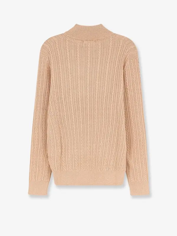 Polo Ralph Lauren Cable Knit Cotton Sweater With Zip