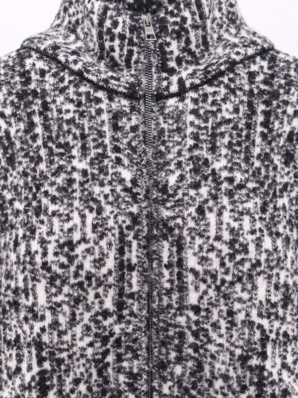 NUDE Zipup Knitted Bomber Jacket