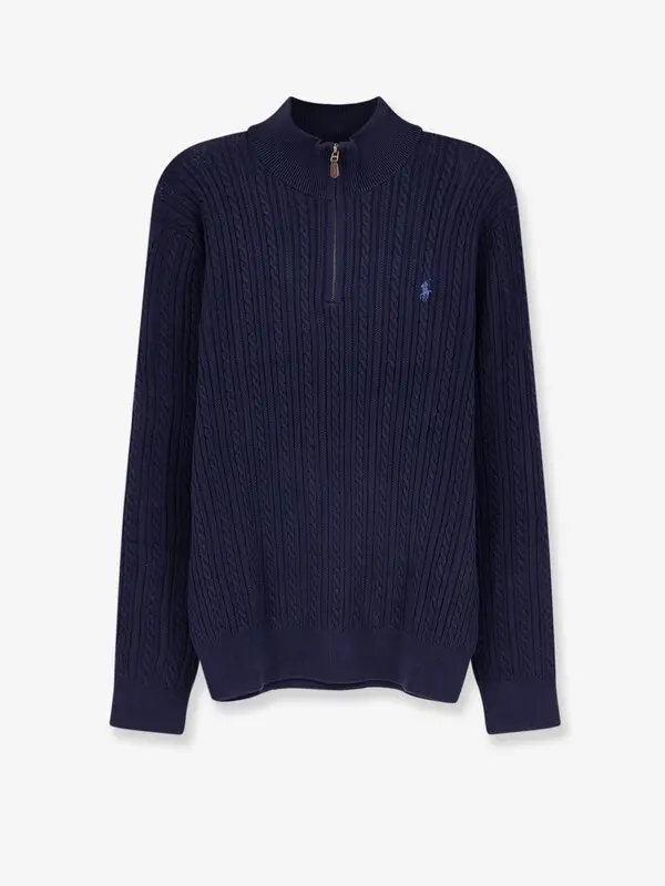 Polo Ralph Lauren Cable Knit Sweater With Zip