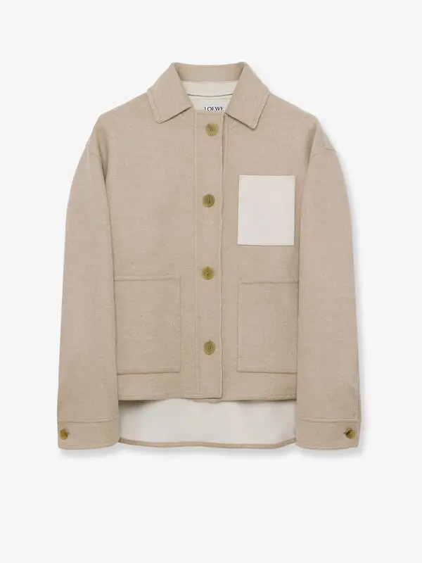 Loewe Workwear Wool And Cashmere Jacket