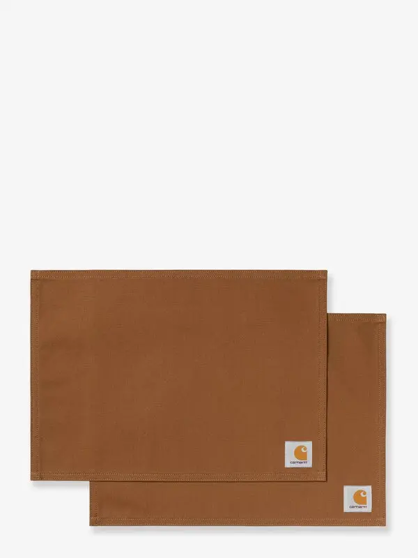 Carhartt Work In Progress Cotton Table Set - Brown
