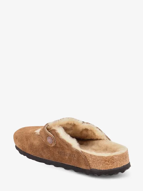 BIRKENSTOCK Boston Vl/shearling Suede Clog