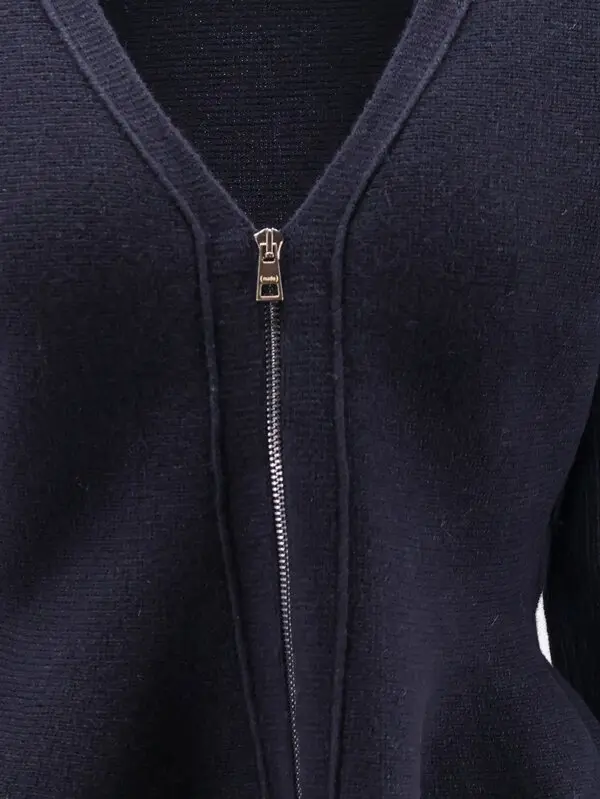 NUDE Wool Blend Cardigan - Blue