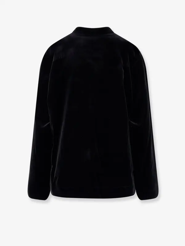 RÓHE Velvet Blazer With Pankou Closure
