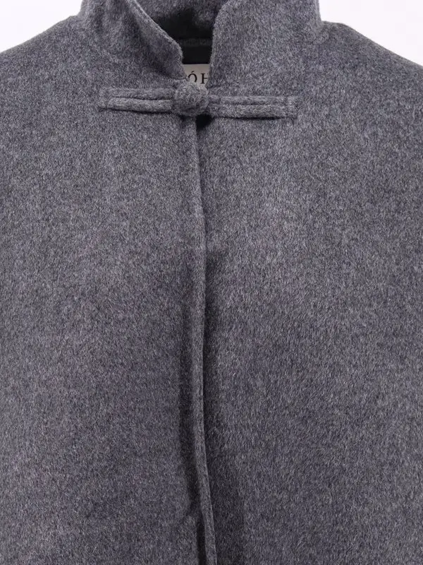 RÓHE Wool Cape With Toggle