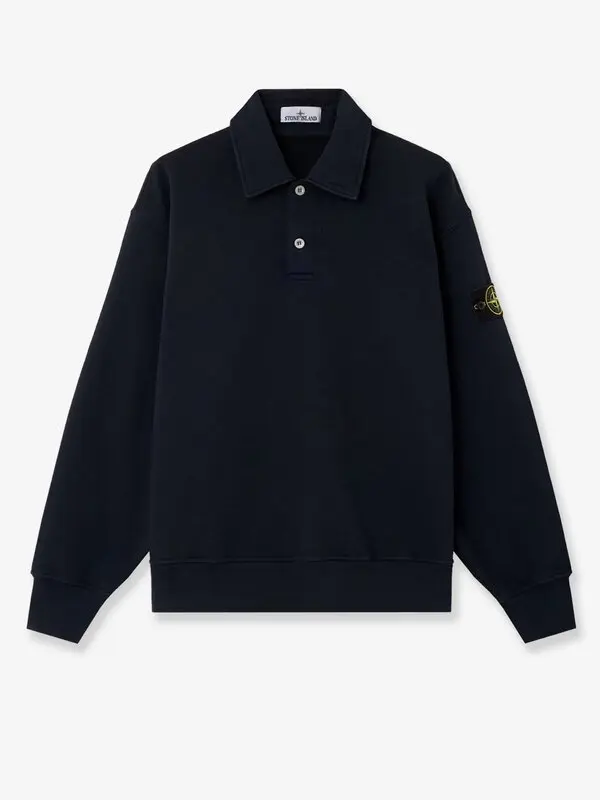 Stone Island Oversized Cotton Polo Shirt