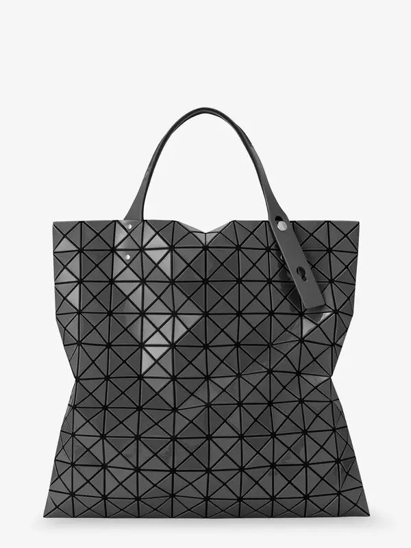 Issey Miyake Prism Gloss Shoulder Bag With Triangular Pattern - Grey