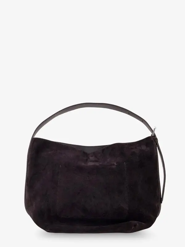TOTEME Medium Belted Suede Shoulder Bag