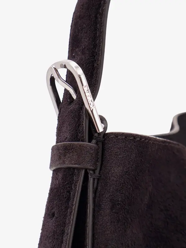 TOTEME Medium Belted Suede Shoulder Bag