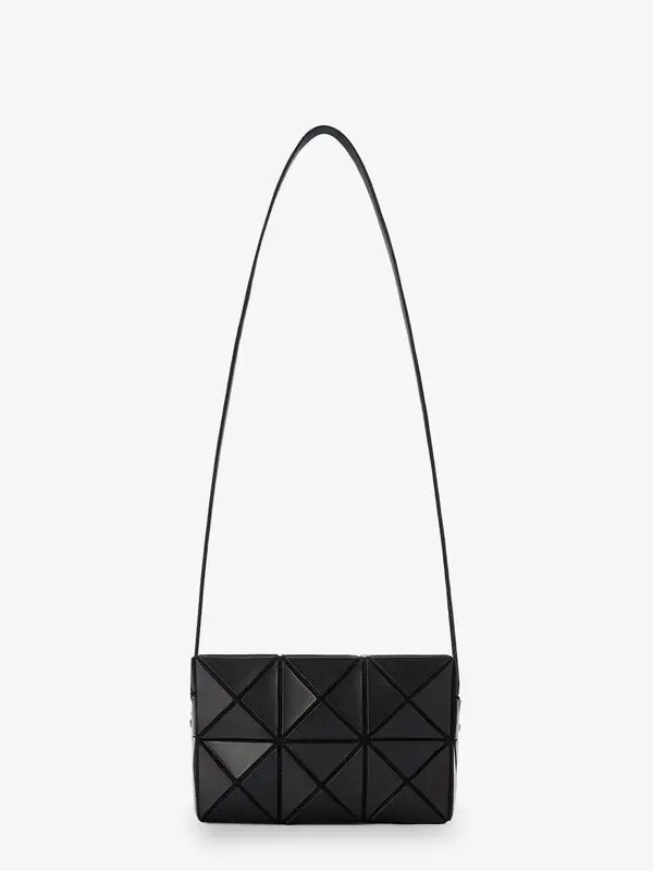 Issey Miyake Cuboid Shoulder Bag With Geometric Pattern