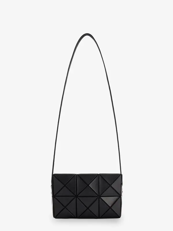 Issey Miyake Cuboid Shoulder Bag With Geometric Pattern