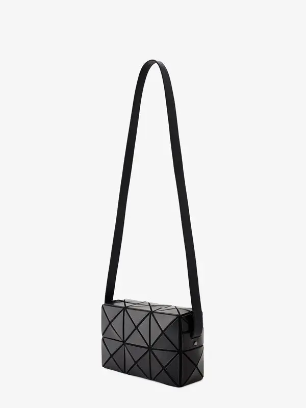 Issey Miyake Cuboid Shoulder Bag With Geometric Pattern