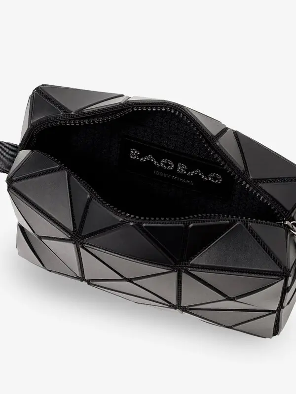 Issey Miyake Cuboid Shoulder Bag With Geometric Pattern