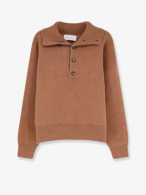 AMI Paris Wool Knit Cardigan