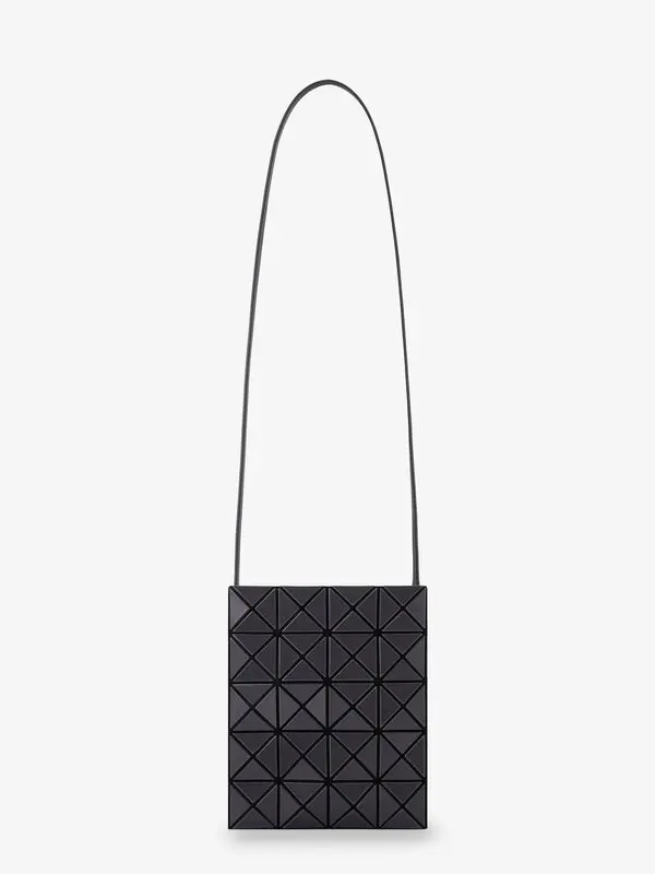 Issey Miyake Prism Gloss Crossbody Bag With Geometric Pattern - Grey