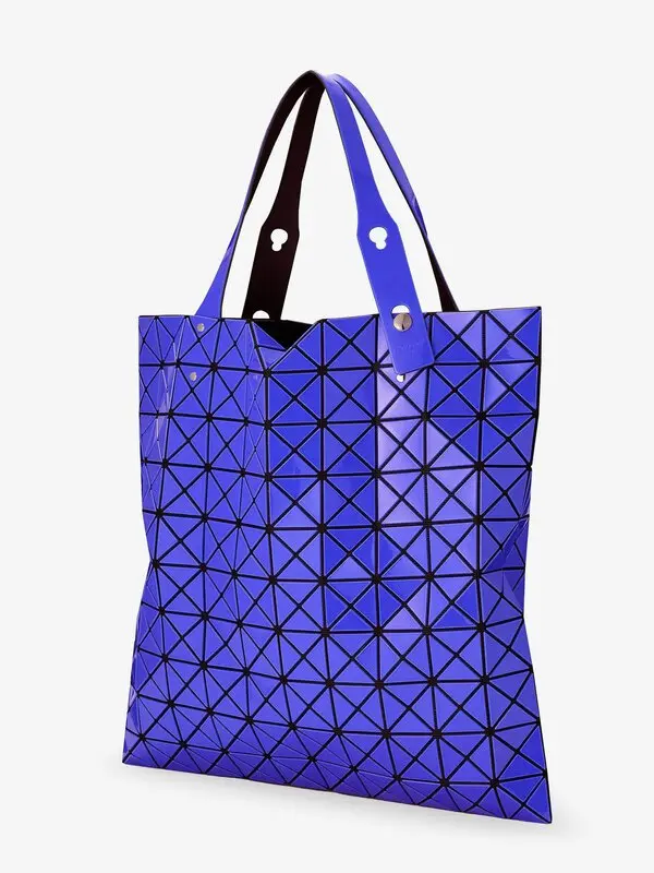 Issey Miyake Prism Gloss Shoulder Bag With Triangular Pattern - Purple