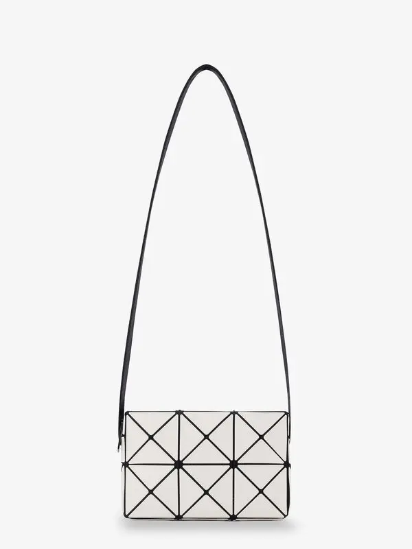 Issey Miyake Cuboid Shoulder Bag With Geometric Pattern