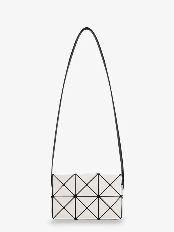 Issey Miyake Cuboid Shoulder Bag With Geometric Pattern