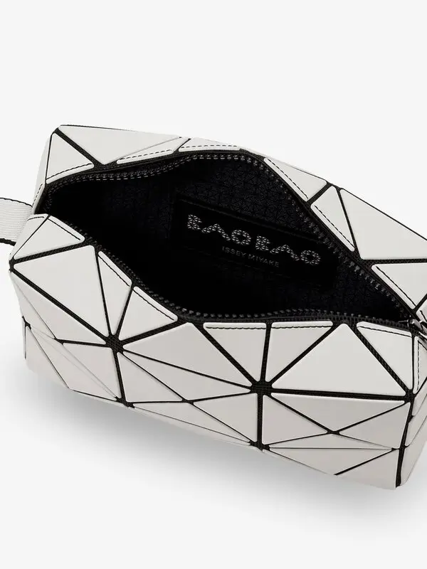 Issey Miyake Cuboid Shoulder Bag With Geometric Pattern