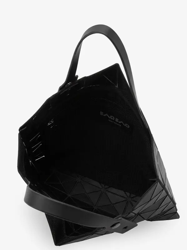 Issey Miyake Lucent Shoulder Bag With Triangular Pattern - Black