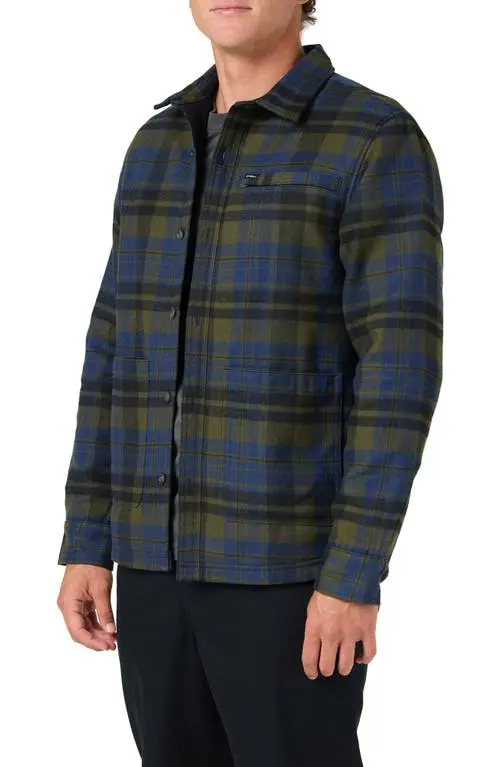 O'Neill Plaid High Pile Fleece Lining Jacket