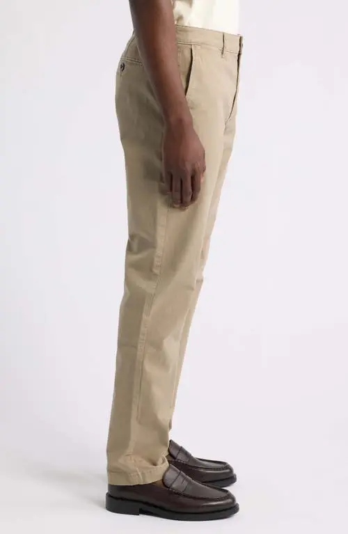 FLINT AND TINDER BY HUCKBERRY 365 Straight Leg Chino Pants - Khaki
