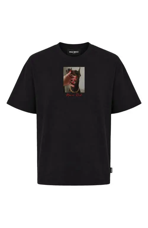 MACEOO Mace Red Graphic T-shirt