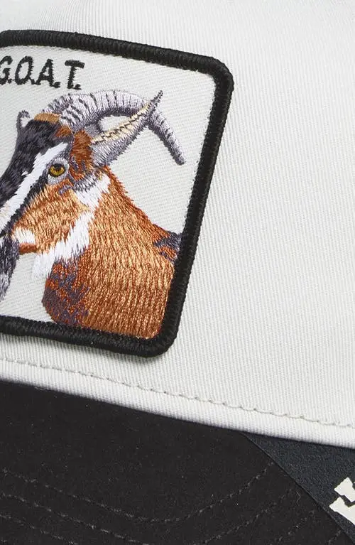 GOORIN BROS Greatest Goat Patch Snapback Trucker Hat