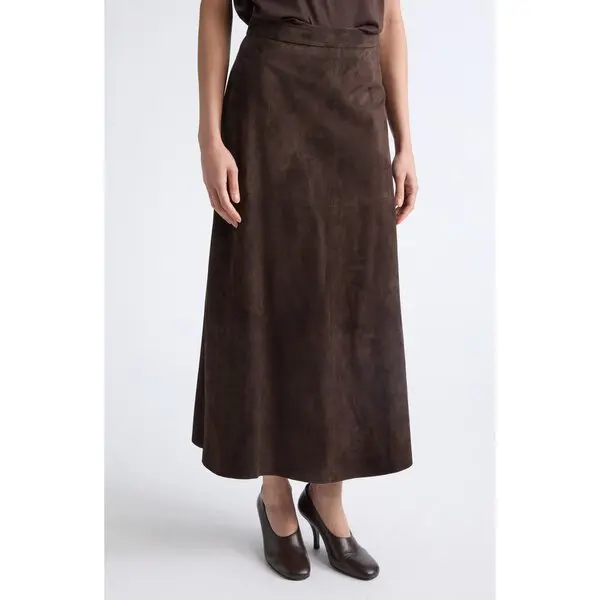 Max Mara Fiorire Suede Skirt
