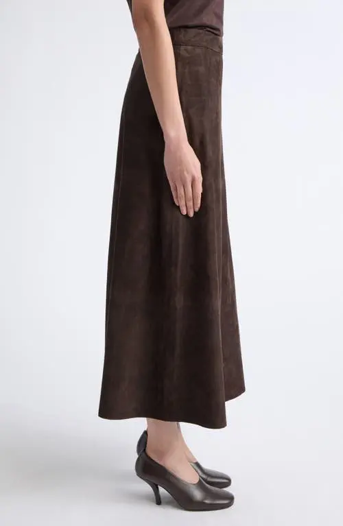 Max Mara Fiorire Suede Skirt