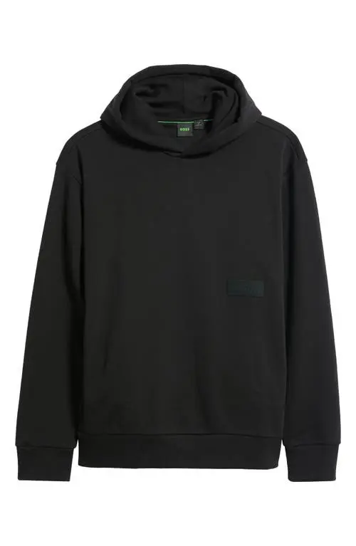 BOSS Cotton Blend Hoodie - Black