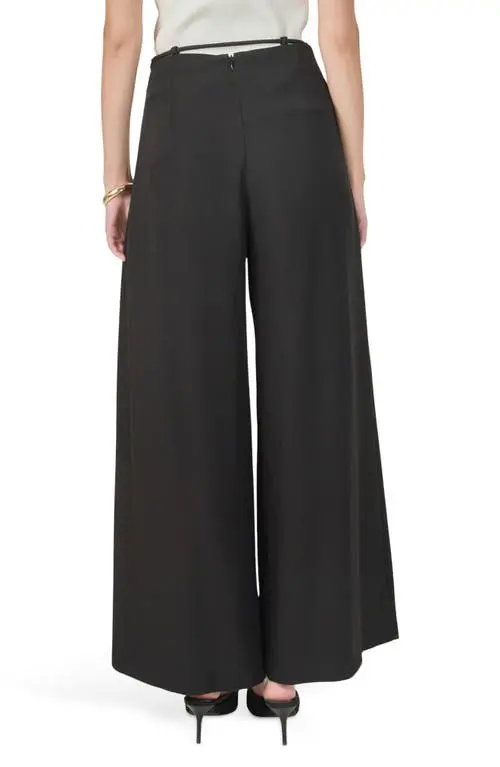 Endless Rose Pleated High Waist Wide Leg Pants