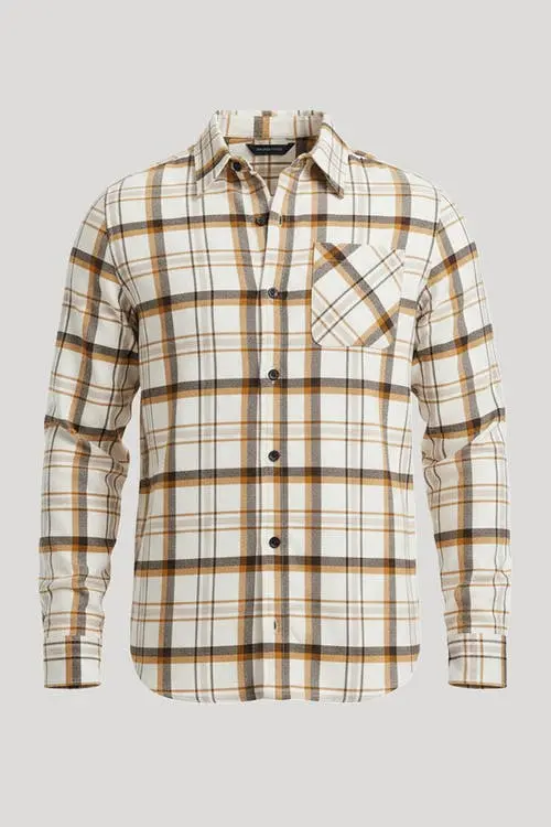 CLOUDVEIL Technical Flannel Shirt - Tan