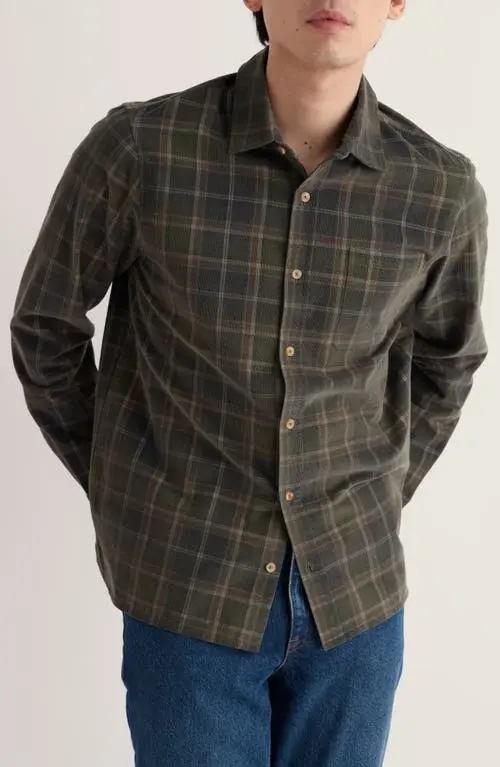 SEASALT CORNWALL Shoreman Plaid Organic Cotton Shirt