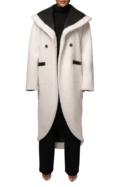 JLUXLABEL Jaida Reversible Faux Shearling Coat